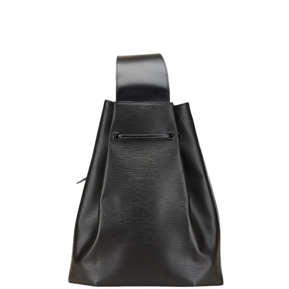 Louis Vuitton | Bags | Louis Vuitton Epi Sacado Shoulder Bag M853 Noir ...